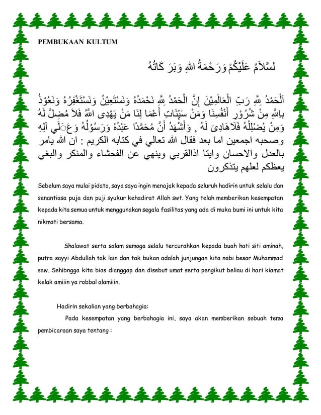 Kultum Bertaqwa | PDF