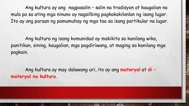 MGA KULTURA PILIPINAS NA SUMASALAMIN SA BAWAT REHIYON.pptx