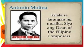 KULTURA MGA KILALANG TAO SA PILIPINAS SA LARANGAN | PPTX