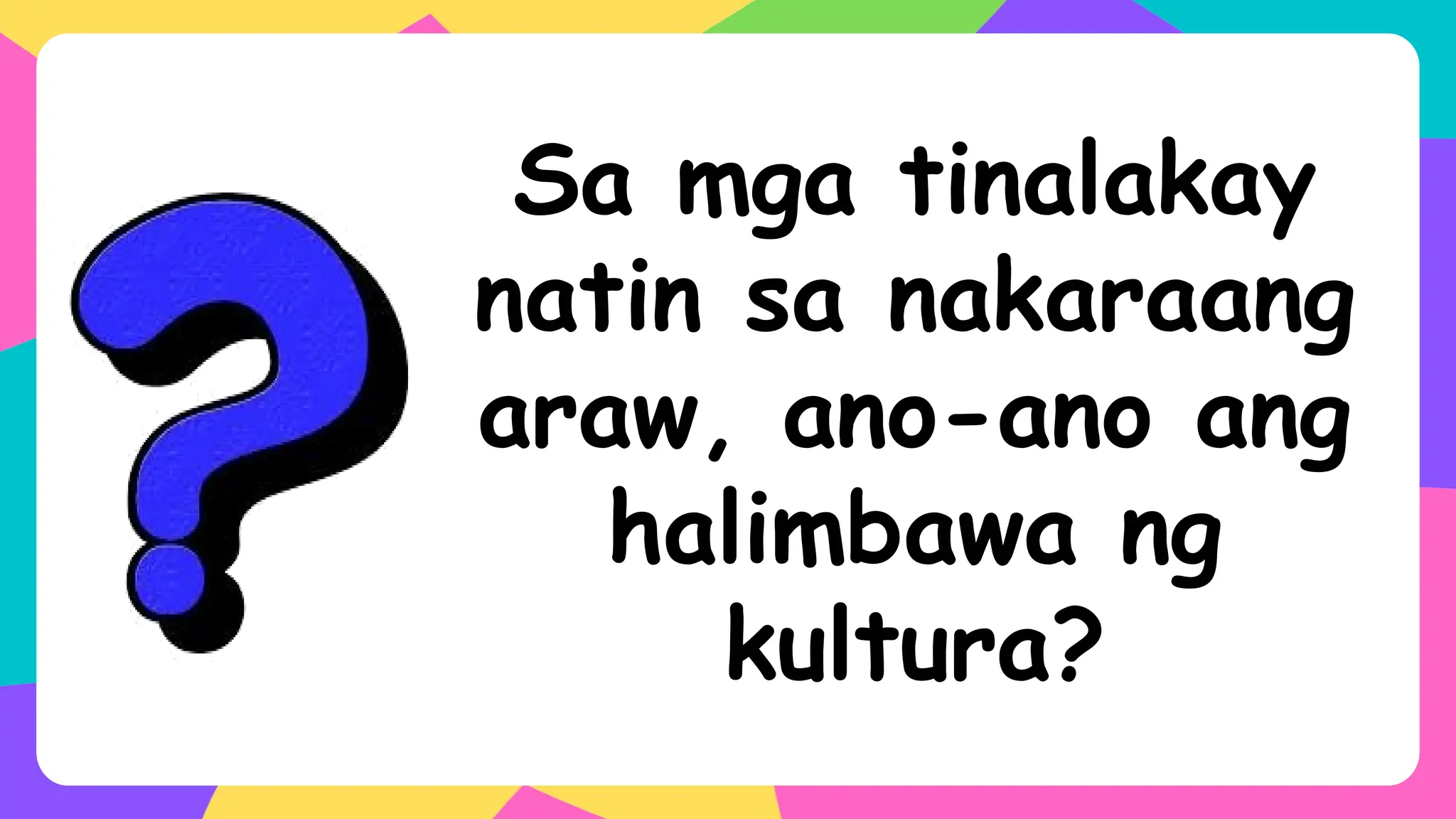 Ang kahulugan ng kultura at mga halimbawa nito | PPTX