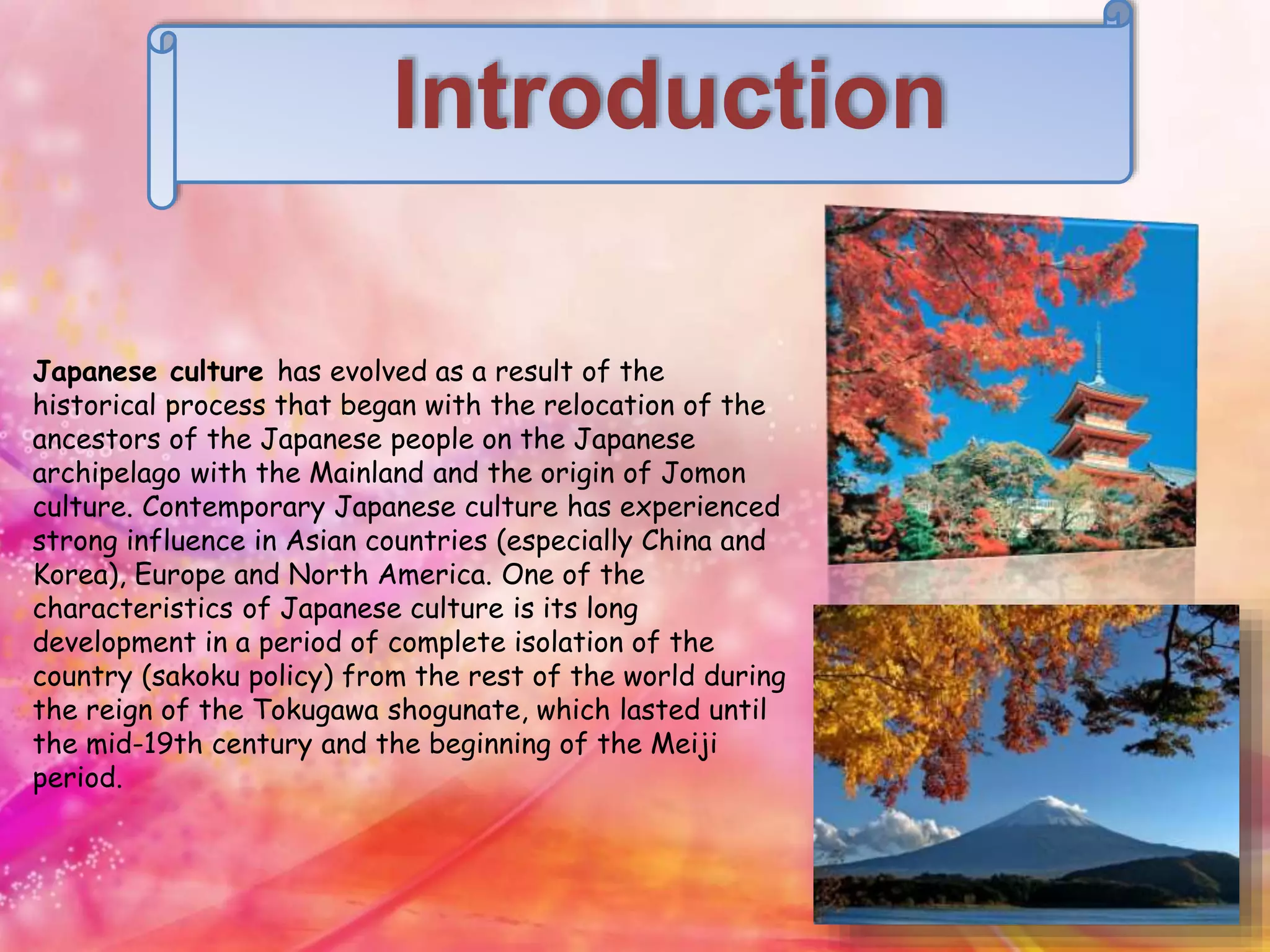 The Culture of Japan | PPTX