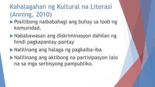Kultural na literasi | PPTX