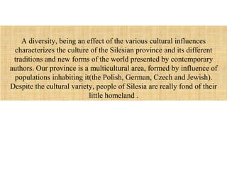 The culture of Silesia | PPT
