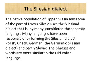 The culture of Silesia | PPT