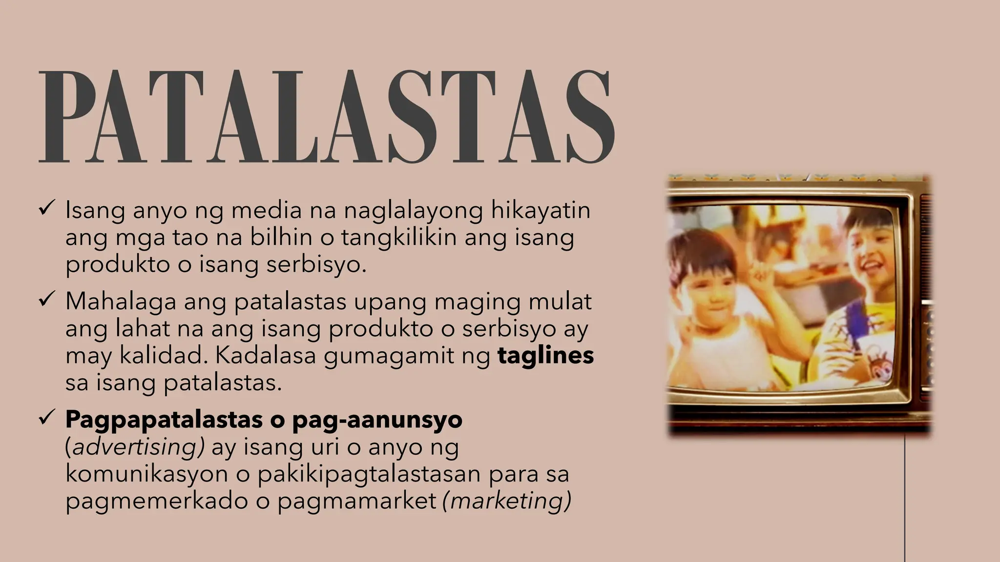 kulturang-popular (Manipesto, Patalastas, Soap Opera) | PDF