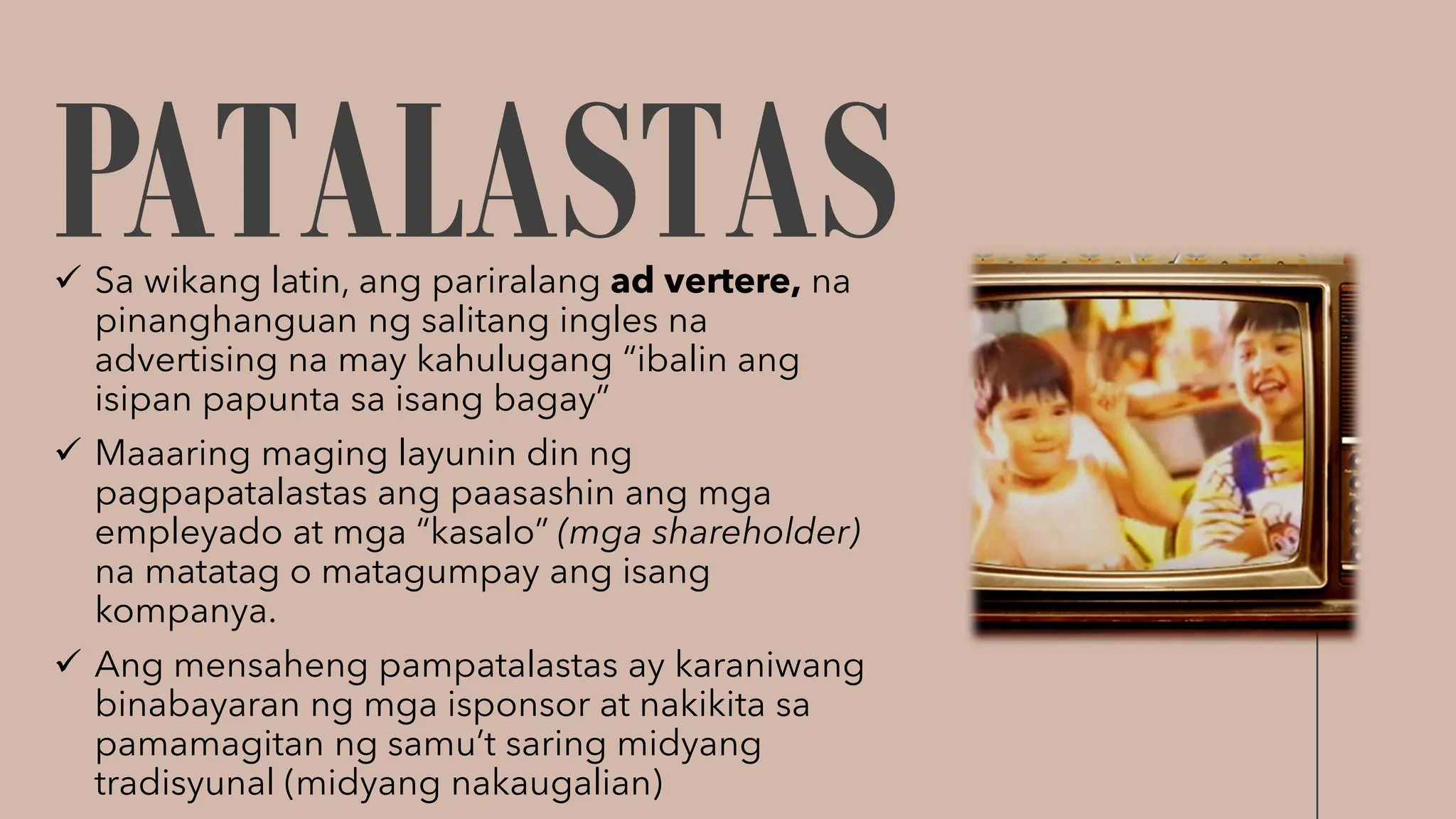 kulturang-popular (Manipesto, Patalastas, Soap Opera) | PDF