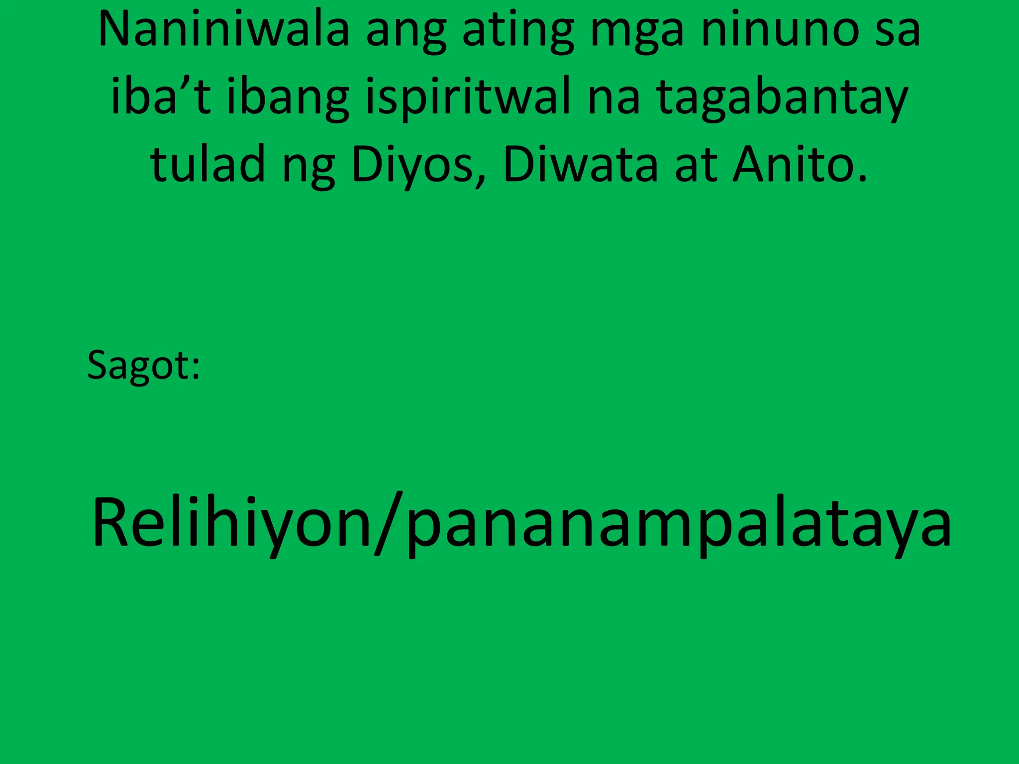 KULTURA NG MGA PILIPINO ARALING PANLIPUNAN 3 | PPTX
