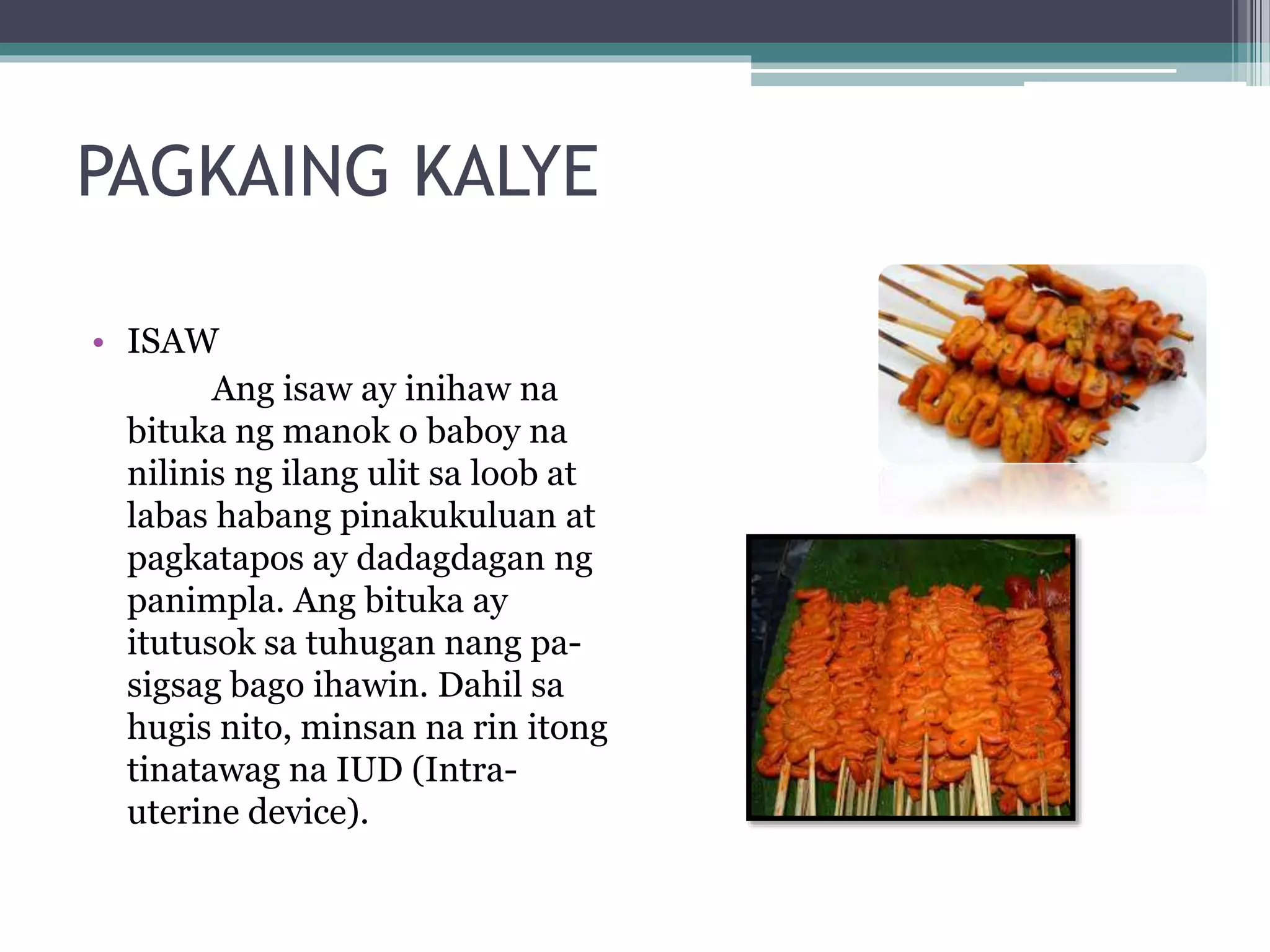 Pagkaing Pinoy | PPTX