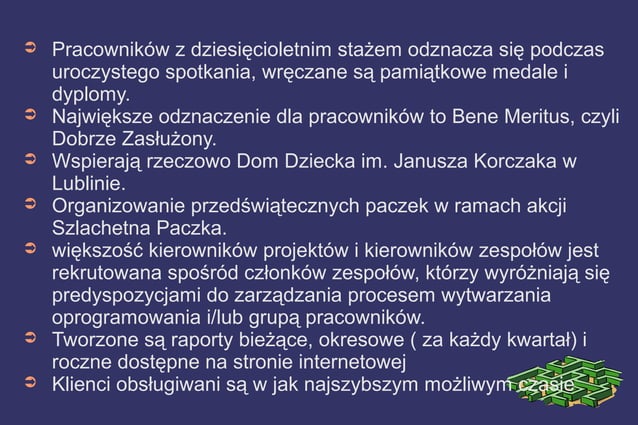 Kultura organizacyjna firmy | PPT