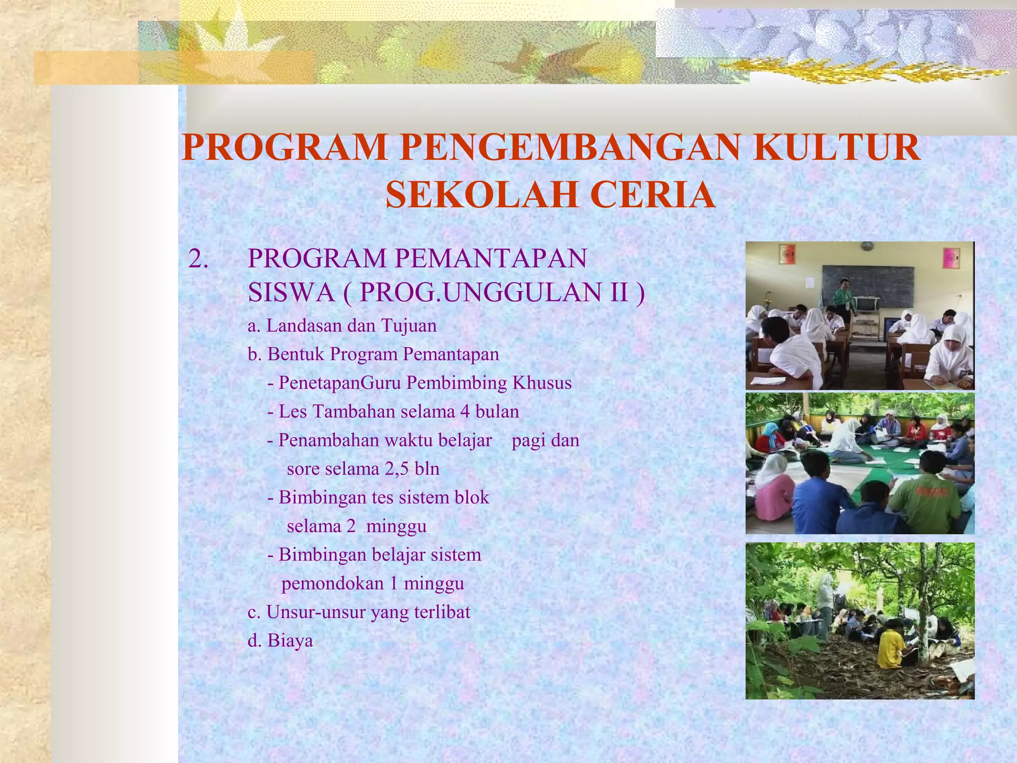 Kultur sekolah ceria | PPT