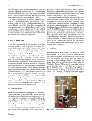 Robot-Assisted Wayfinding for the Visually Impaired in Structured Indoor Environments | PDF