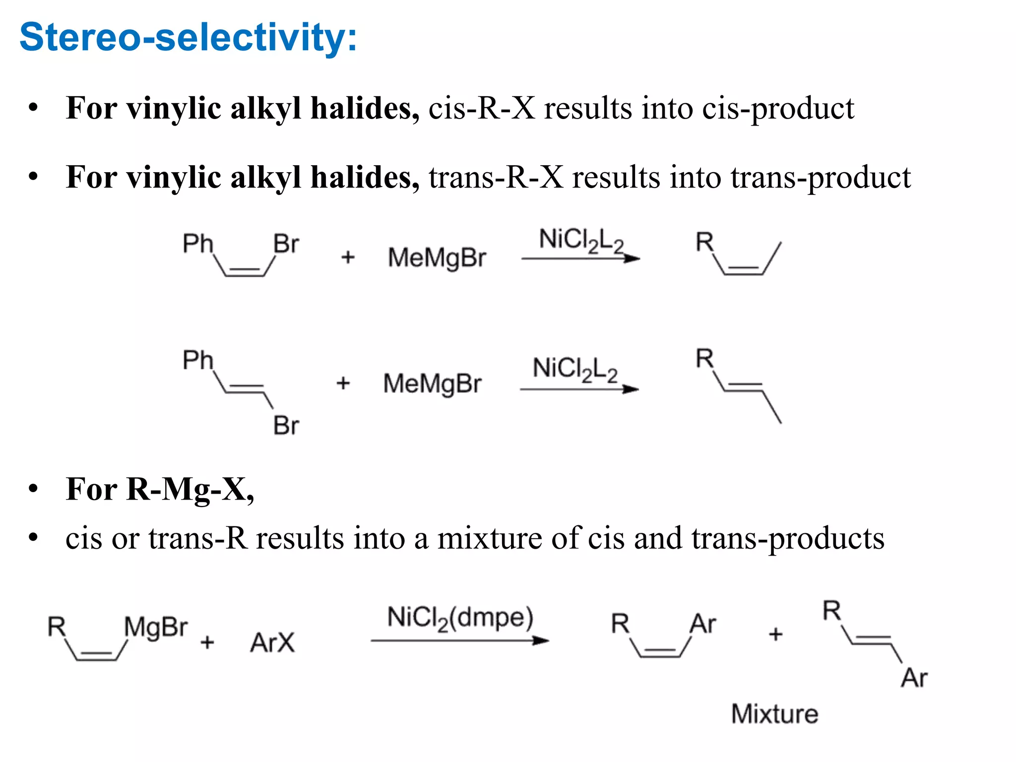 Kumada cross coupling reaction | PPTX