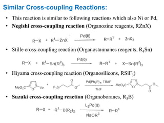 Kumada cross coupling reaction | PPTX