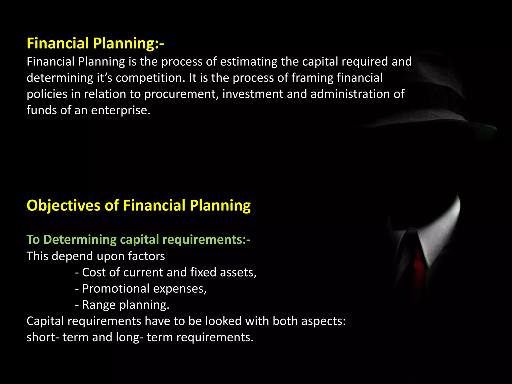 Financial Planning and Forecasting | PPTX