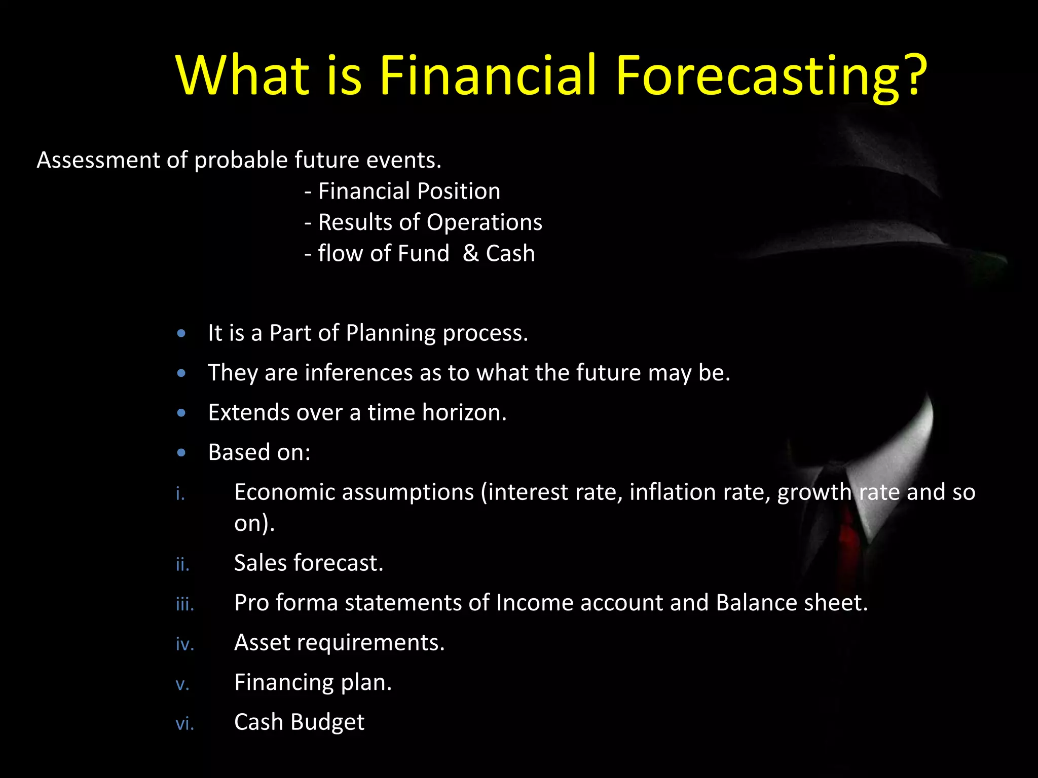 Financial Planning and Forecasting | PPTX