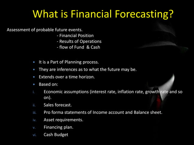 Financial Planning and Forecasting | PPTX