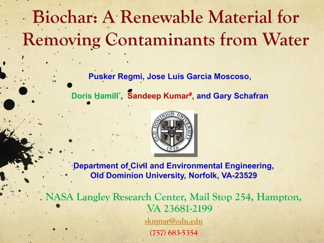 Kumar -EV-2011. pdf biochar presentation | PPT