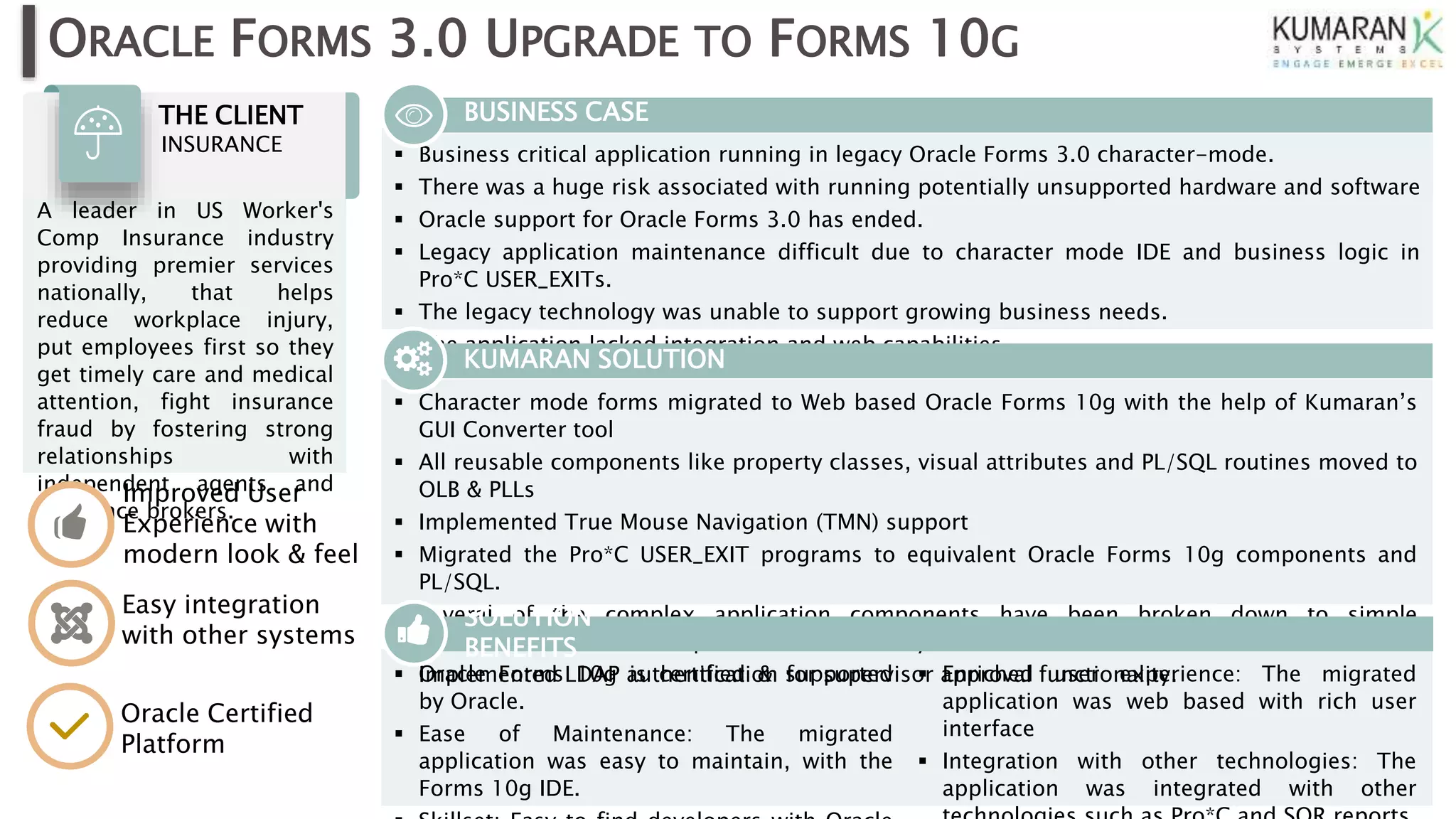 Legacy App Modernization Case Studies - Kumaran Systems | PPTX