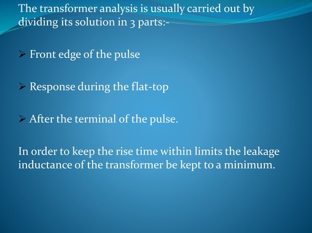 pulse transformer ppt | PPTX | Consumer Electronics | Technology & Computing