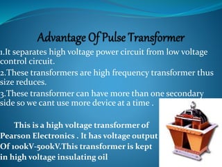 pulse transformer ppt | PPTX