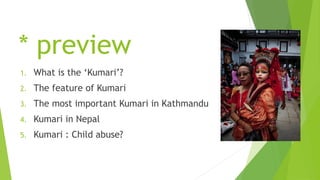 Kumari devi final | PPT
