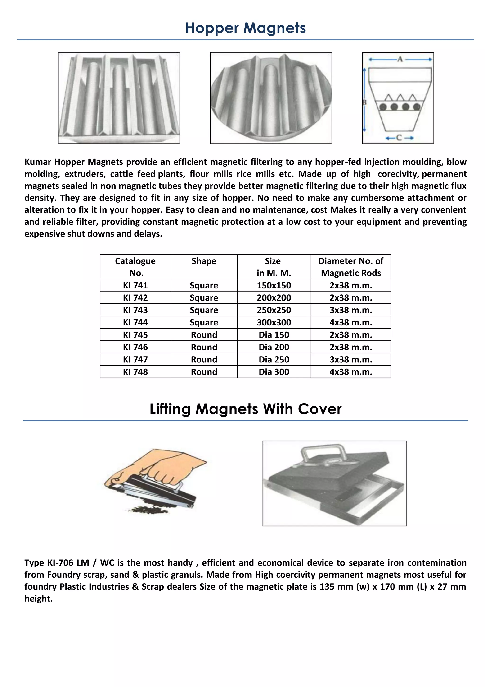 Single Drum type magnetic separator, Permanent magnetic separator | PDF