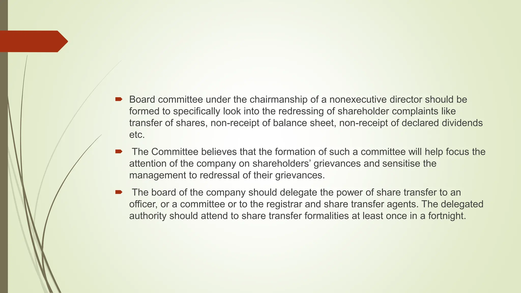 RECOMMENDATIONS OF KUMAR MANGLAM BIRLA COMMITTEE | PPTX RECOMMENDATIONS OF KUMAR MANGLAM BIRLA COMMITTEE | PPTX