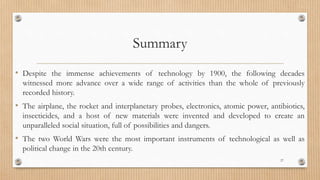 20th Century Technology | PPTX