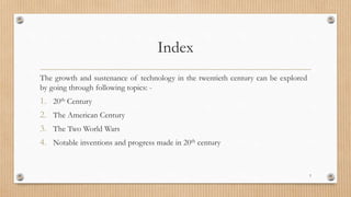 20th Century Technology | PPTX