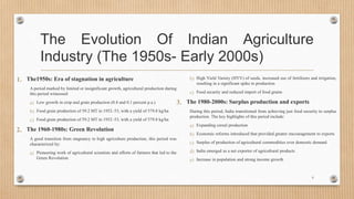 Indian Agriculture | PPT