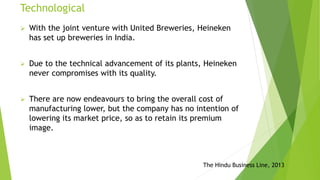 Heineken Lager Beer, India | PPTX