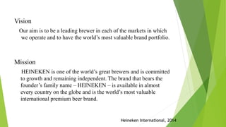 Heineken Lager Beer, India | PPTX