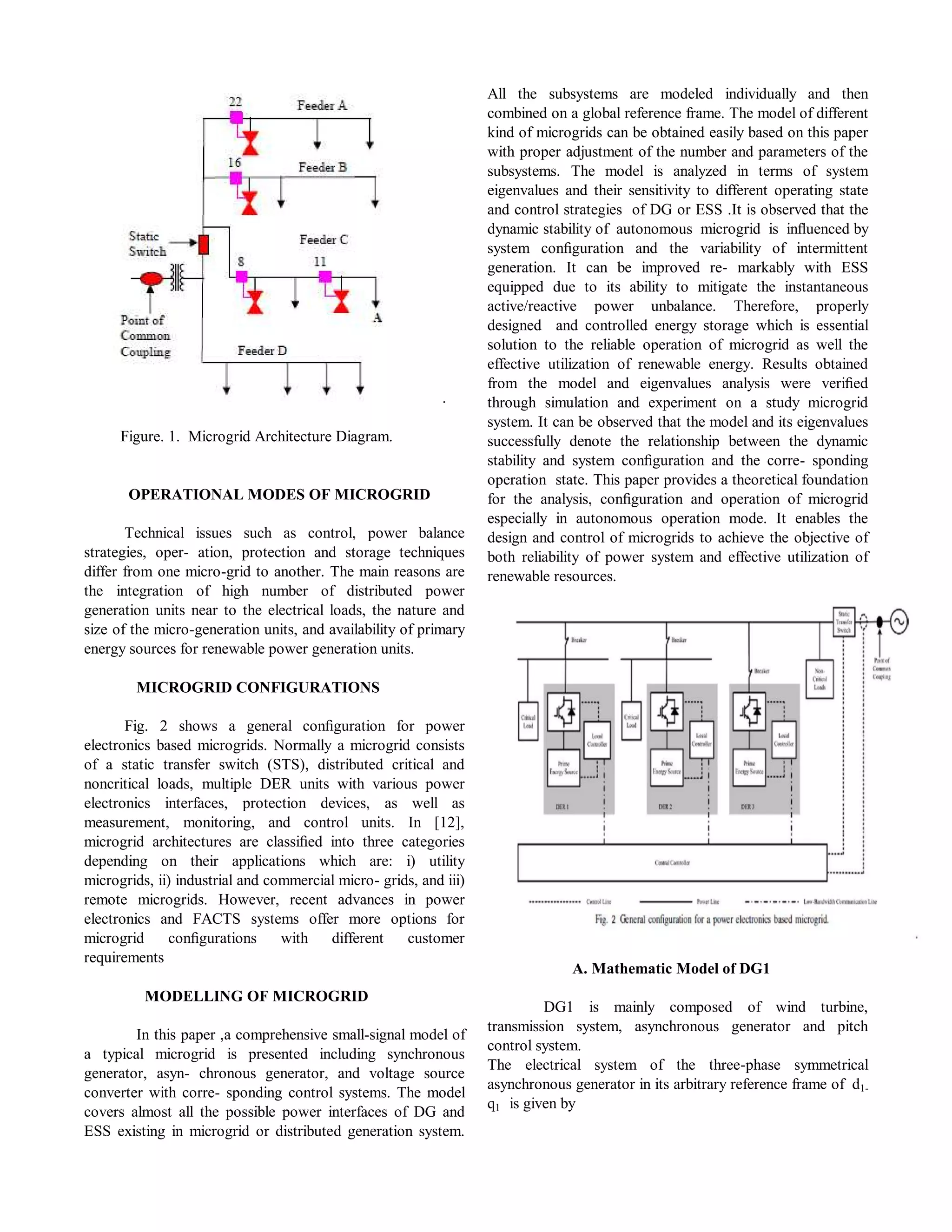 R.muthukumar, Analysis of Dynamic Stability of Microgrid | PDF