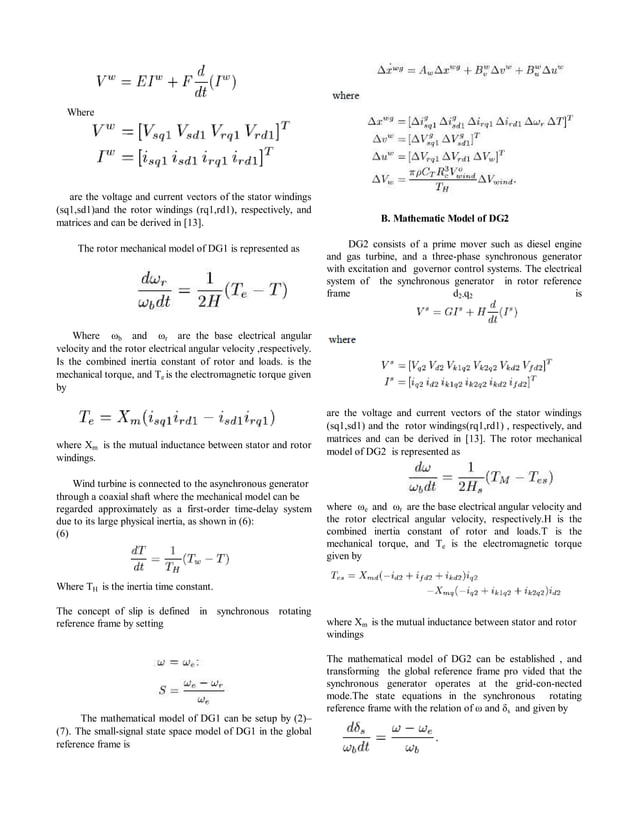 R.muthukumar, Analysis of Dynamic Stability of Microgrid | PDF