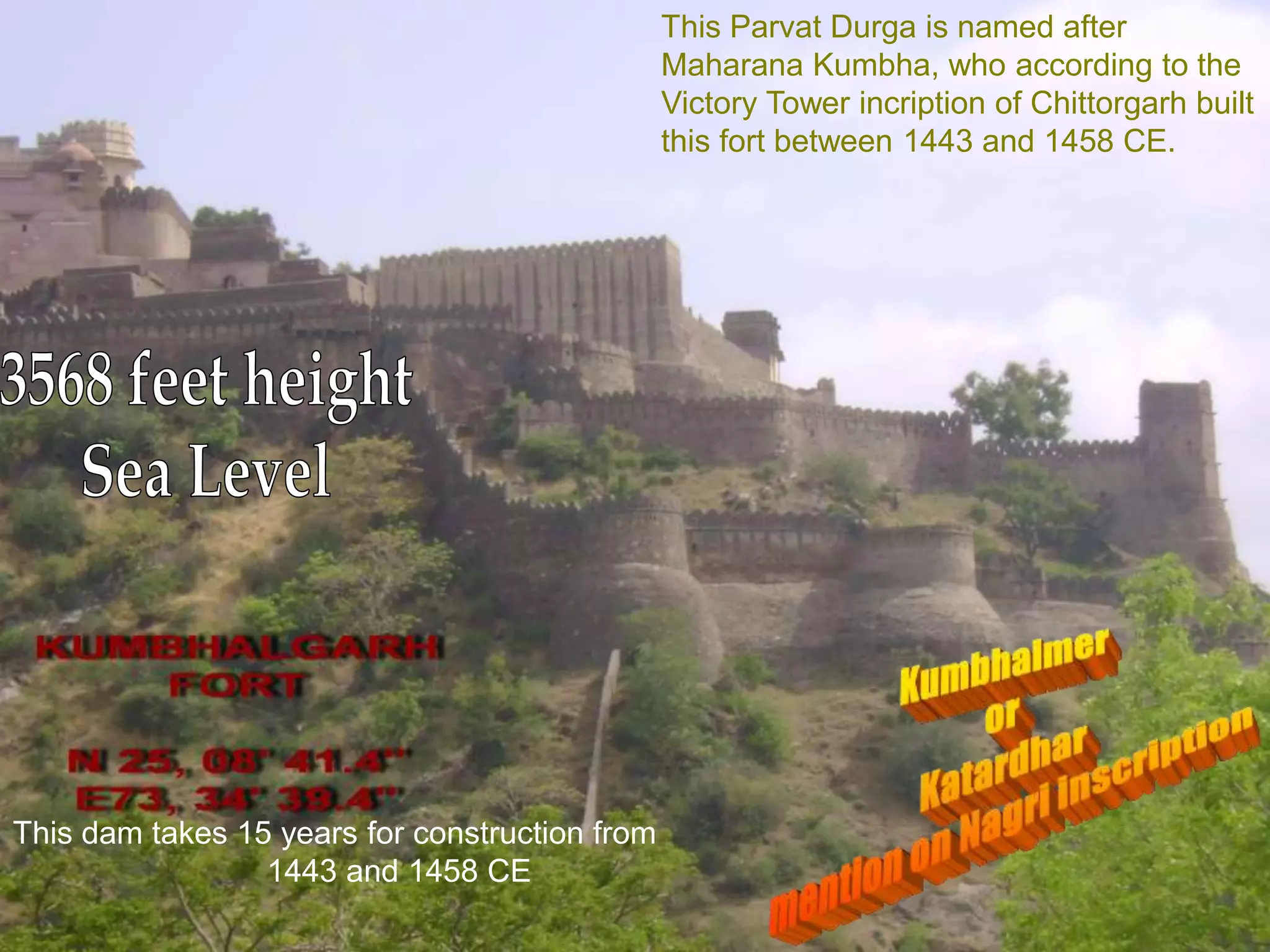 Kumbhalgarh Fort in Rajasthan its Archaeology and History. | PPT