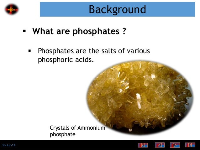 Phosphate as a Water Quality Parameter
