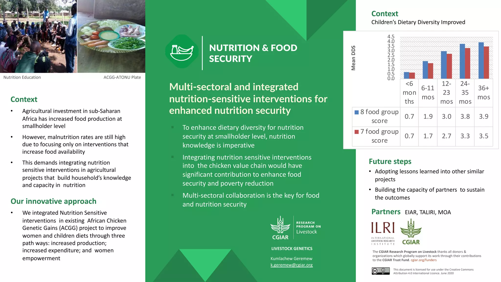 Multi-sectoral and integrated nutrition-sensitive interventions for ...