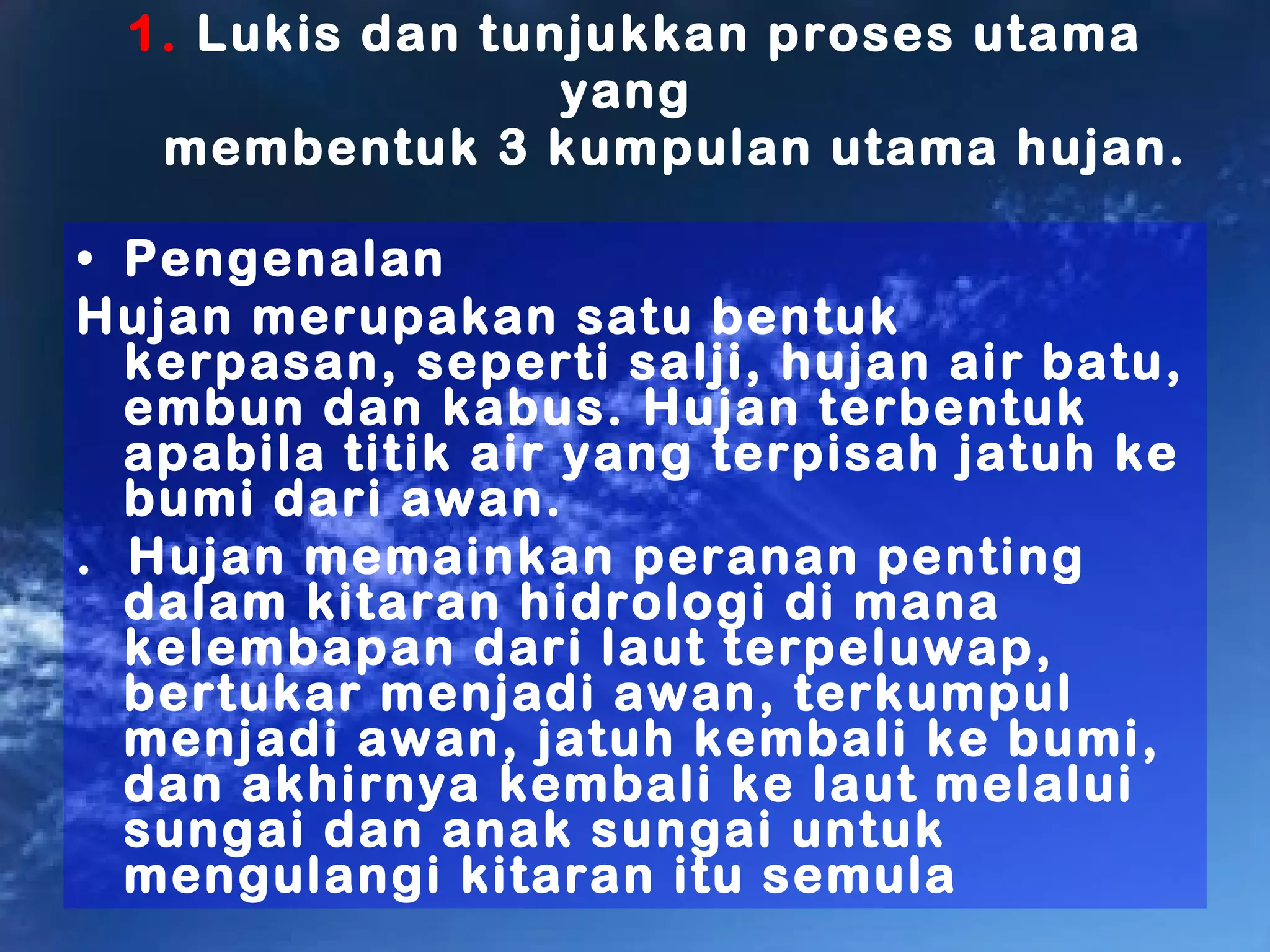 Kumpulan hujan-jenisjenis-awan-dan-faktor-cuaca-dan-iklim | PPT