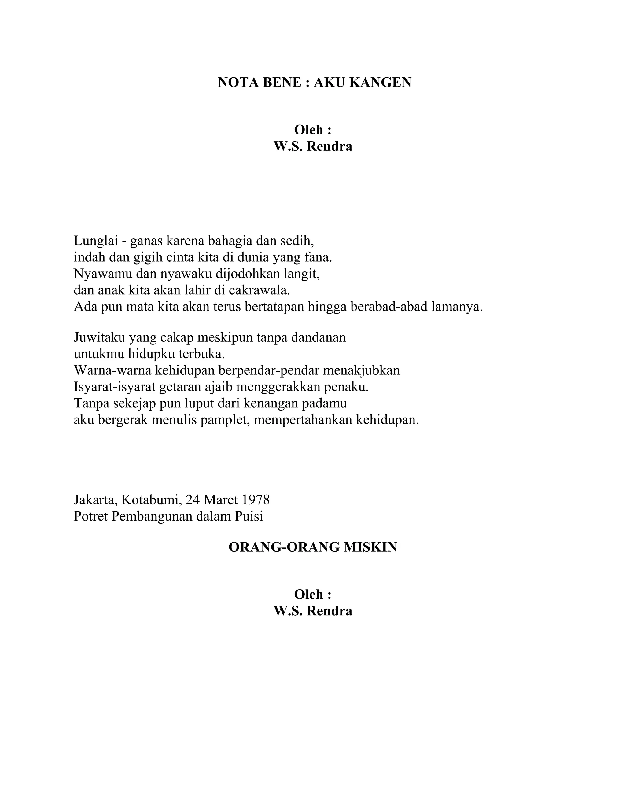 Kumpulan puisi | PDF