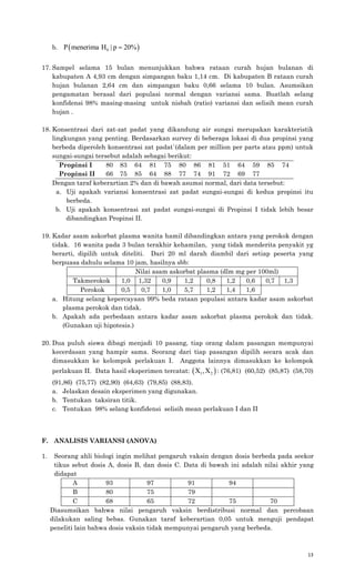 Kumpulan soal-latihan-andat-statdas-biostat-2011 | PDF