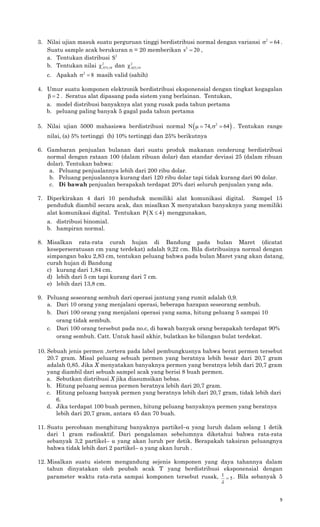 Kumpulan soal-latihan-andat-statdas-biostat-2011 | PDF
