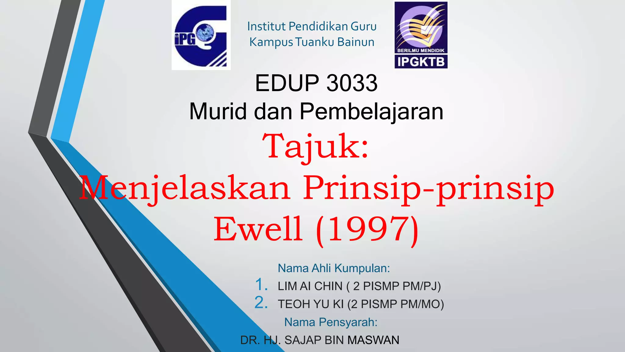 prinsip-prinsip Pembelajaran Ewell (1997).pptx