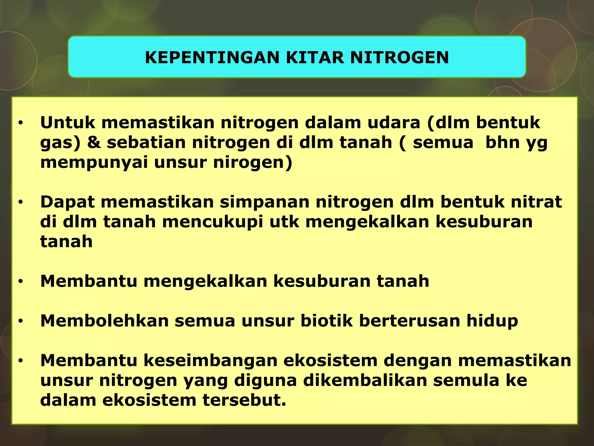 GEOGRAFI STPM PENGGAL3 - KITAR NUTRIEN DALAM EKOSISTEM | PPTX