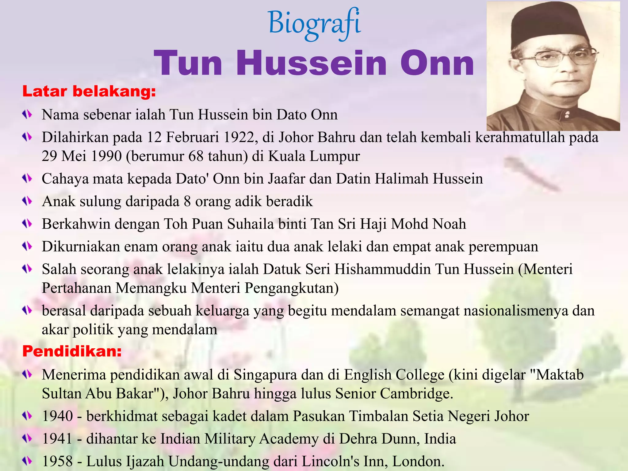 Kumpulan 4 (Tun Hussien Onn) | PPTX