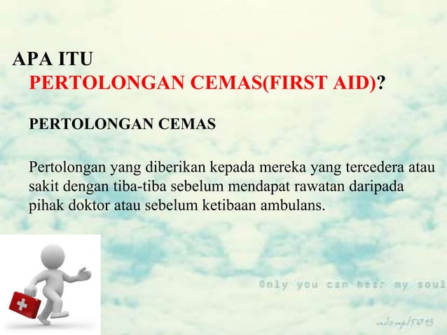 asas pertolongan cemas | PPTX