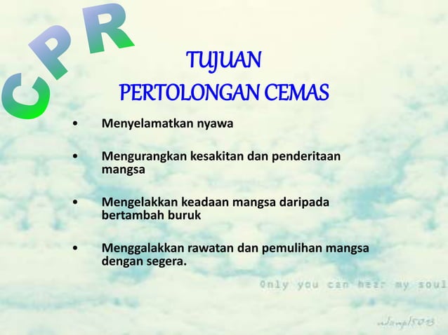 asas pertolongan cemas | PPTX