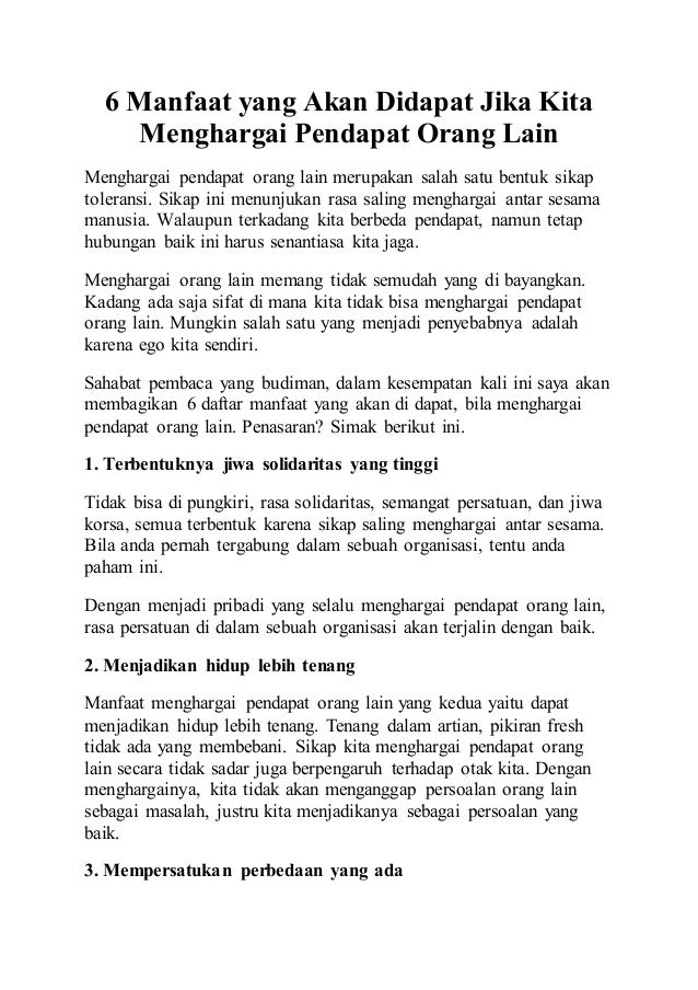 Kumpulan Artikel Pengembangan Diri Dan Motivasi