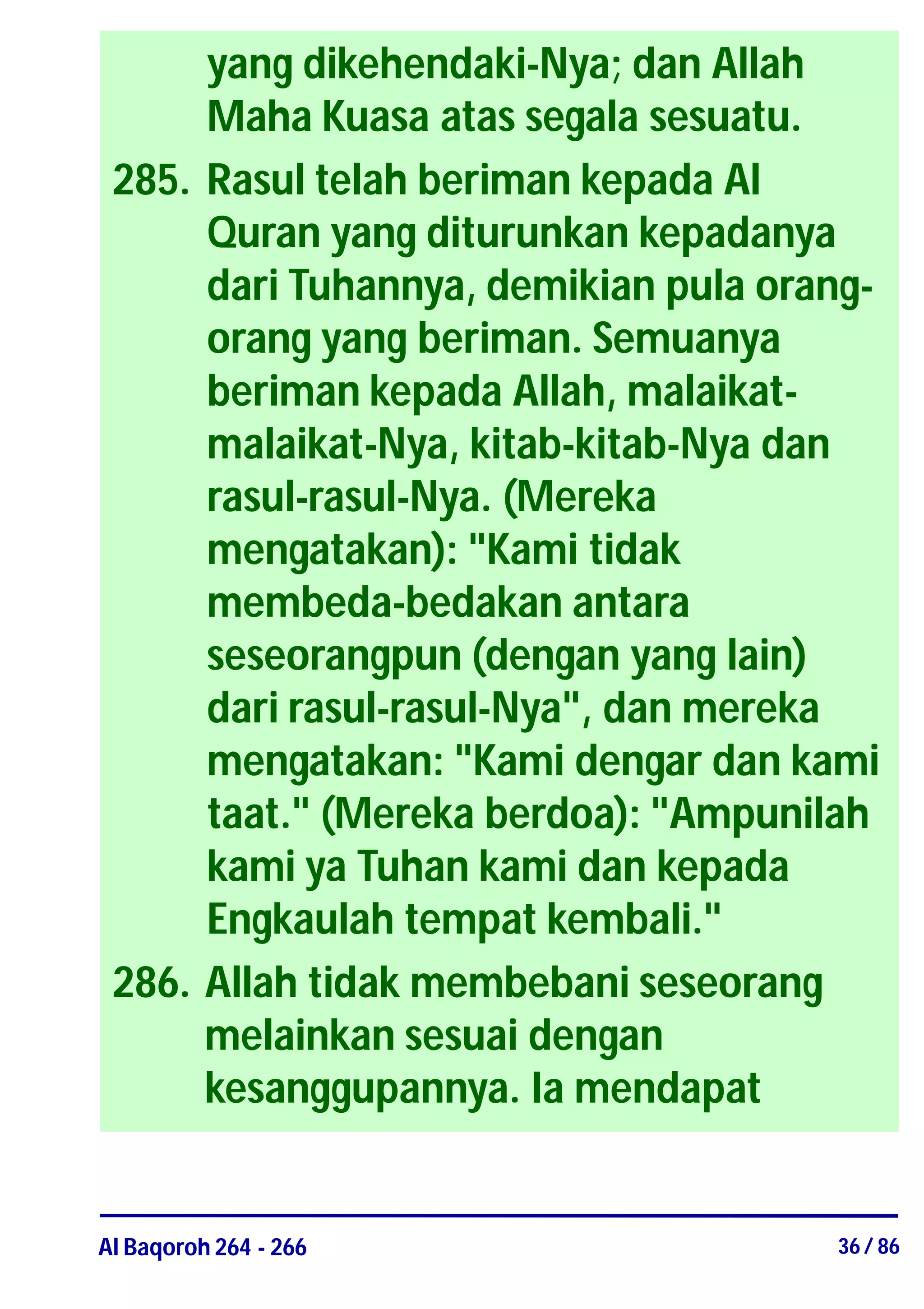 Kumpulan ayat ruqyah standar | PDF