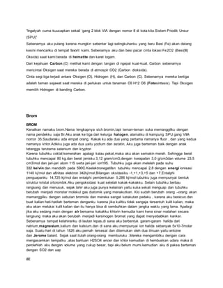 Kumpulan cerpen kimia | DOCX