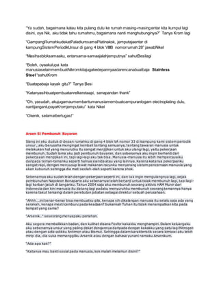 Kumpulan cerpen kimia | DOCX